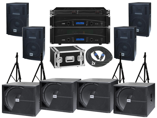 Musikanlage Soundanlage Mieten Vermietung | Stage Verleih Gaggenau